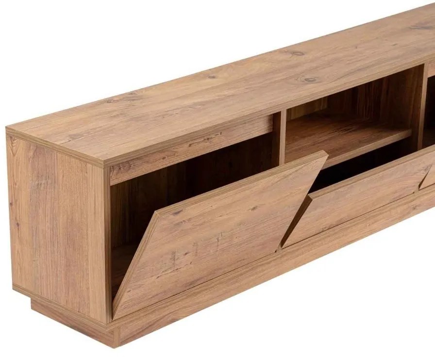 Designový TV stolek Tanaquil 160 cm atlantská borovice