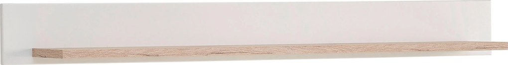 XXXLutz NÁSTĚNNÁ POLICE, šedá, barvy dubu, 147/16/22 cm Landscape - Nástěnné police - 002737043505