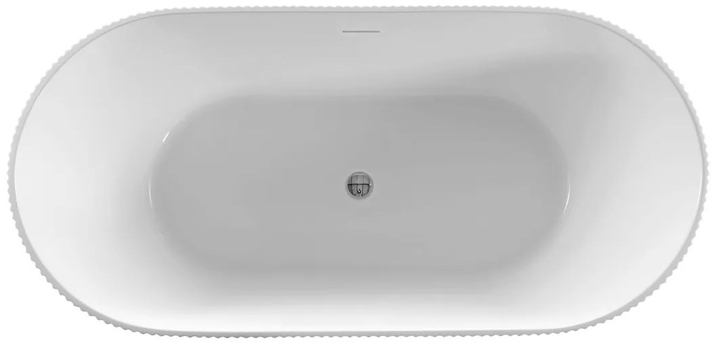 Aqualine Aqualine, TURIA volně stojící vana 170x80cm, bílá, E2780