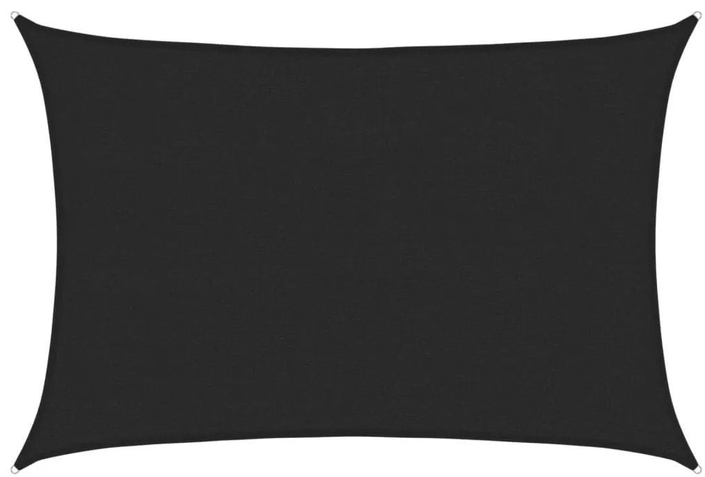 Stínící plachta 160 g/m² černá 2,5 x 4 m HDPE 311729