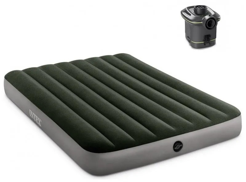 Nafukovací matrace Intex 64778 PRESTIGE DOWNY AIRBED FULL + PŘENOSNÁ PUMPA