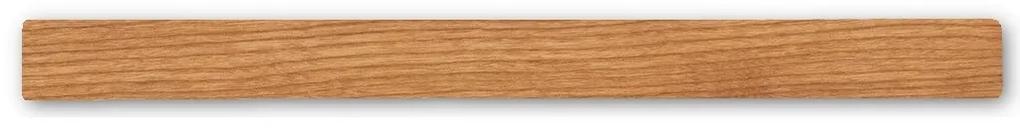 Wook | dřevěná magnetická lišta na nože - třešeň montáž: montáž na zeď, velikost: 25 x 4 x 2 cm (4 nože)