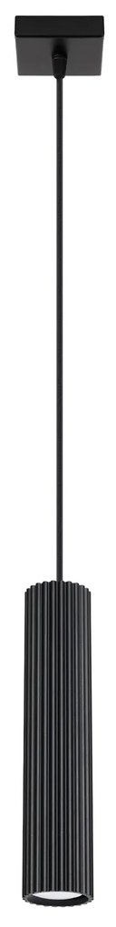 Sollux Lighting Závěsné svítidlo KARBON 1 Černá