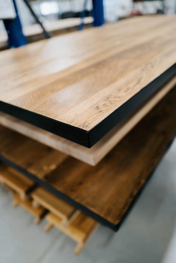 Wuders Pracovní stolek Irving s masivní dubovou deskou 1400 x 700 mm