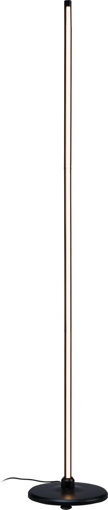 Livarno® Stojací LED lampa s audio senzorem (černá)