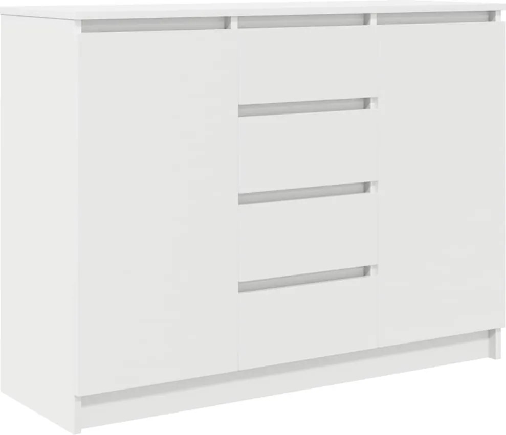 Příborník se zásuvkami bílý 100,5x35x76 cm kompozitní dřevo 3328444