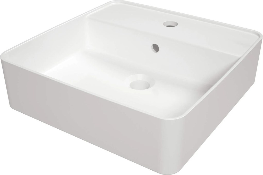 Deante Keramické washbasin, countertop, s tap shelf