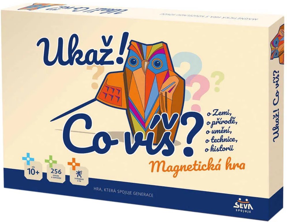 SEVA Hra magnetická vědomostní Ukaž! co víš? *SPOLEČENSKÉ HRY* 1