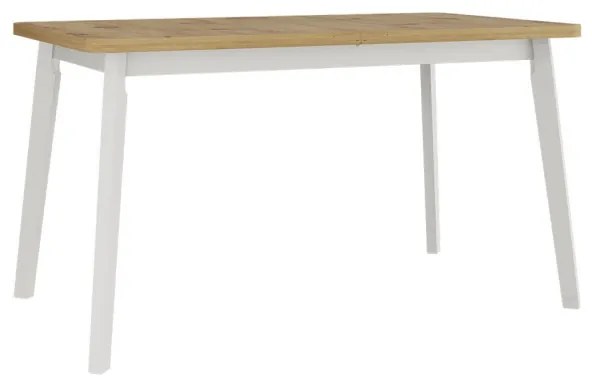 Rozkládací stůl Harry 80 x 140/180 VI, Barva dřeva: bílá-L, Barvy nožiček: Sonoma