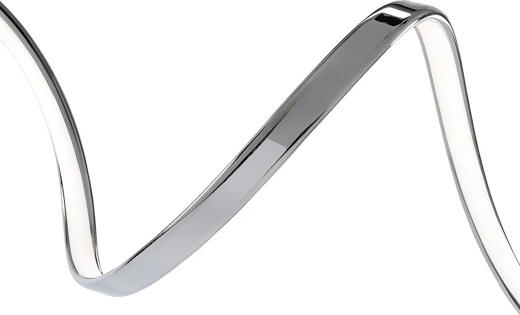 Toolight Toolight, LED závěsné svítidlo 90cm, 26W, 3000K, LHJ025-CP, chromová, OSW-60016
