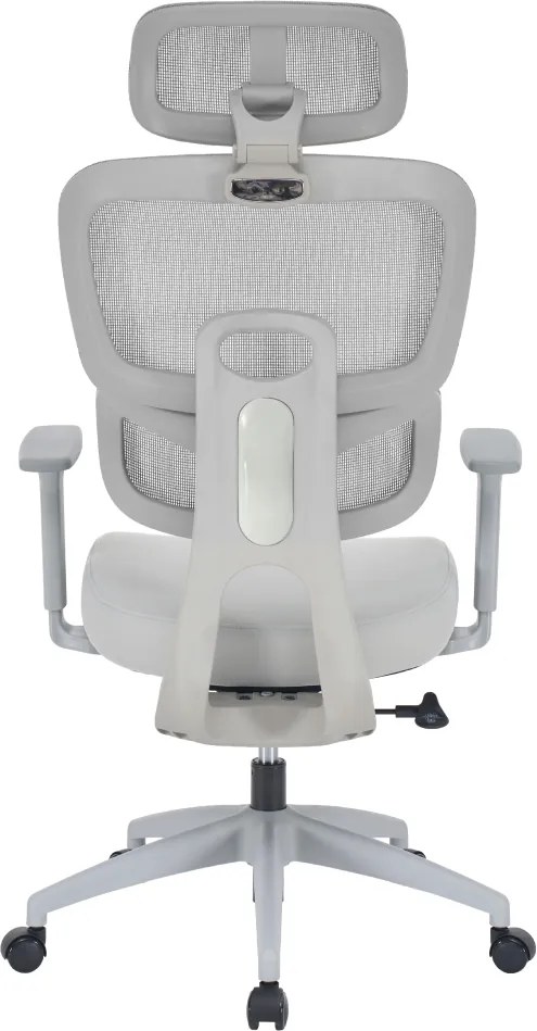 Ergonomická kancelářská židle NEONIT - šedá síťovina / nosnost 150 kg