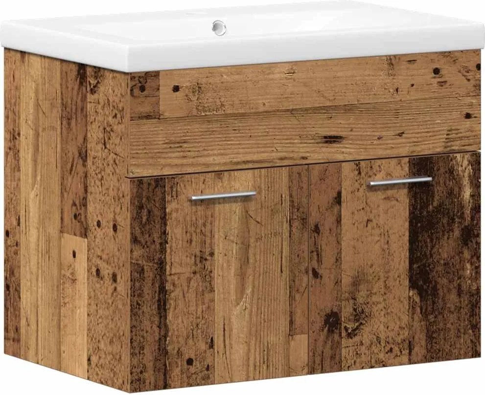 Koupelnová skříň Staré dřevo 60 x 38,5 x 46 cm Kompozitní dřevo 3332539