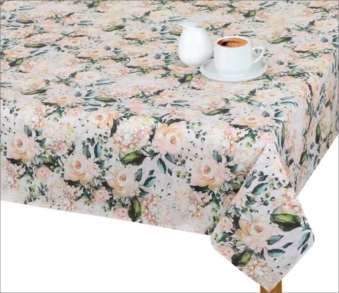 Bellatex Ubrus EMA Růže vanilková rozměr 50x50 cm