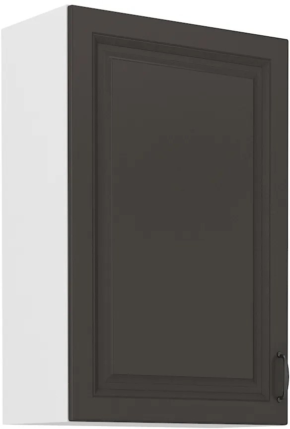 STL 60 cm skříňka horní jednodveřová STILO II (výška 90 cm) Barevné provedení STILO: Bílá / Grafit