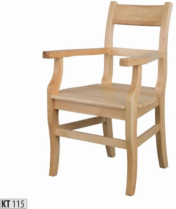 HMmax Jídelní židle KT 115 borovice masiv Barevné provedení dřeva: natural - přírodní