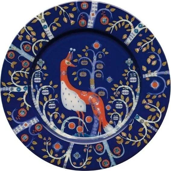 Plytký talíř Taika 22 cm nebově modrý