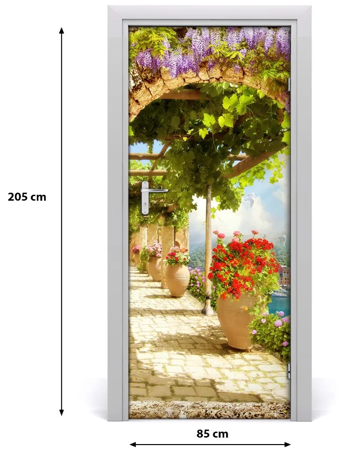 Fototapeta samolepící na dveře digitální freska 85x205 cm