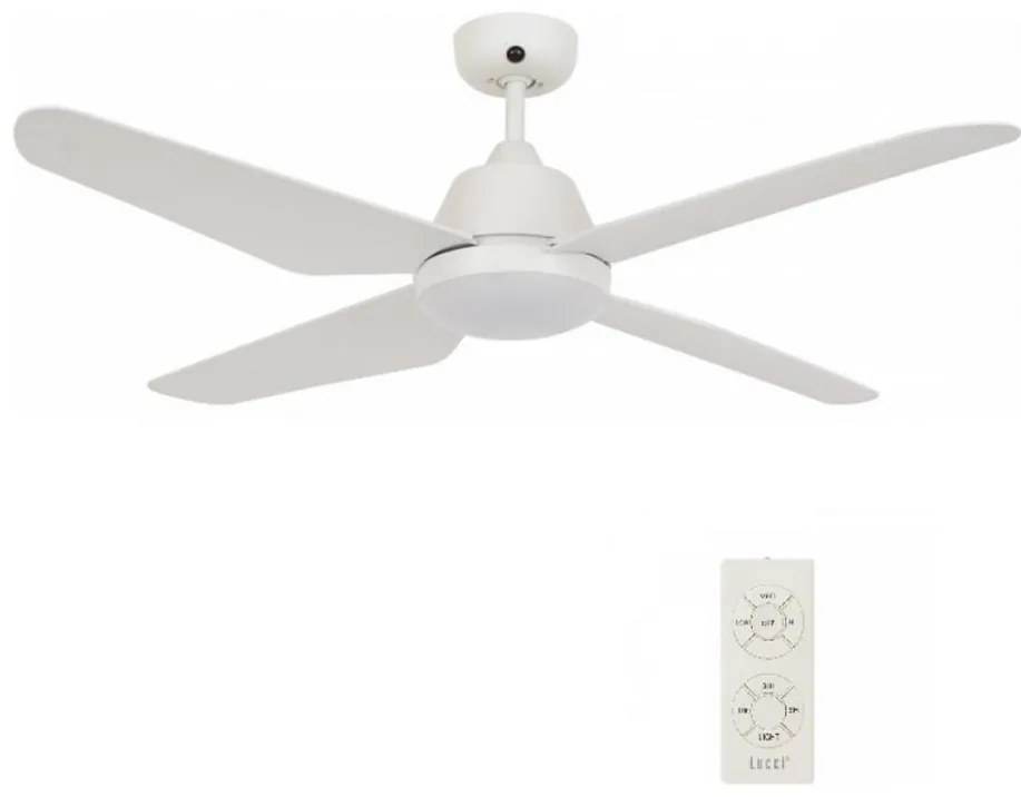 Lucci Air 212994 - LED Stropní ventilátor ARIA LED/18W/230V bílá + DO