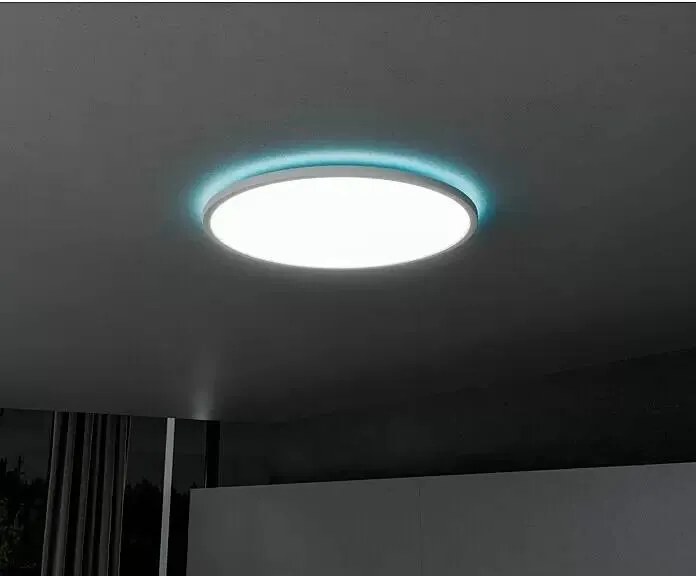 Brilliant Kulaté stropní LED svítidlo Tanida Brillant / 22 W / Ø 42 cm / teplá/studená bílá / bílá