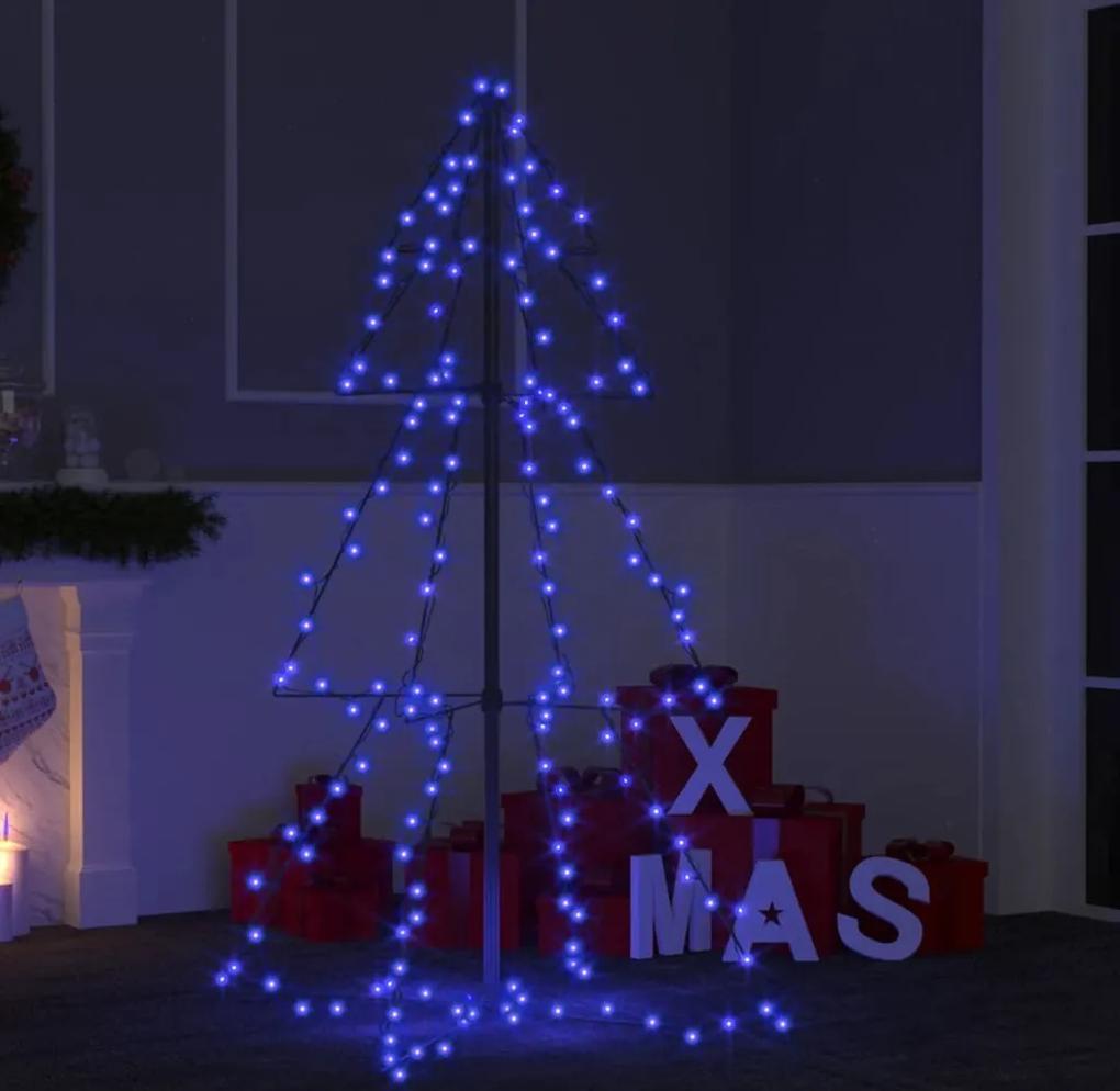 vidaXL Vánoční stromek kužel 160 LED diod dovnitř i ven 78 x 120 cm [51005] Barva: Studená bílá
