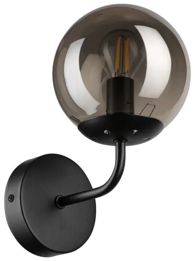 Brilagi - Nástěnná lampa MALIVA 1xE14/15W/230V černá/kouřová