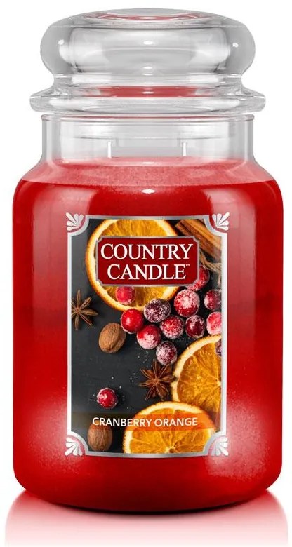 Country Candle Vonná Svíčka Cranberry Orange, 652 g
