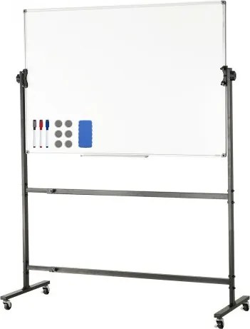 rolovací tabule, 48 × 81,3 cm oboustranná magnetická mobilní tabule