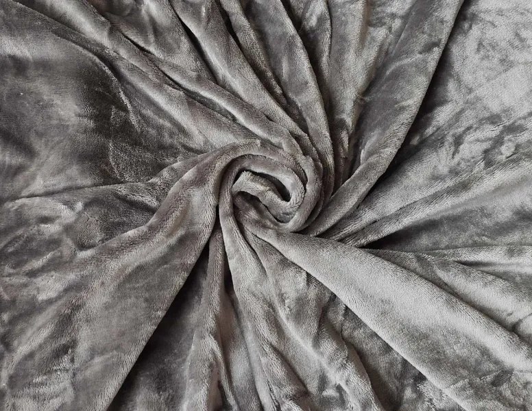 Jahu Prostěradlo micro tmavě šedá 90x200x25 cm