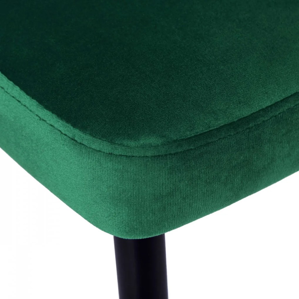 Čalouněná židle LINCOLN tmavě zelená