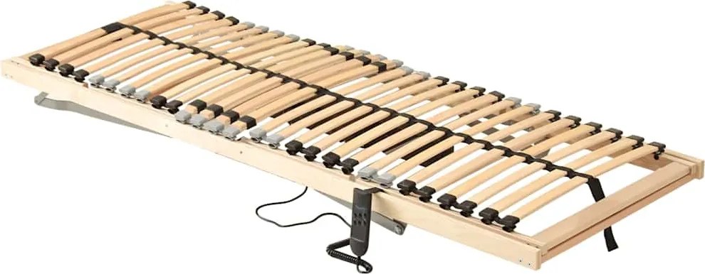 Elektrický lamelový rošt postele s 28 lamelami 7 zón 80x200 cm 321823