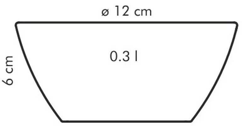 Tescoma Porcelánová miska Crema 12 cm, 300 ml