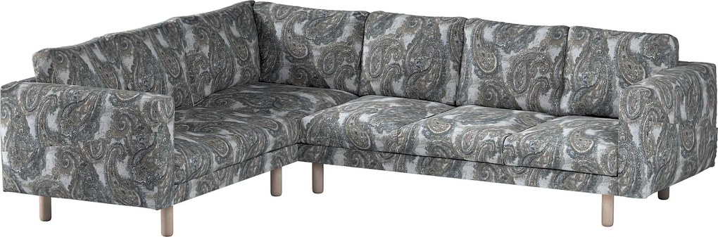 Potah na pohovku IKEA Norsborg rohová 5-místná barva vícebarevná látka pletený vzor, vzorované