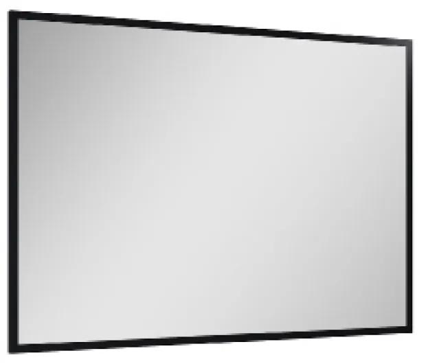 LOTOSAN Sand Square LED zrcadlo 120x80cm, černá AQ LN700CI
