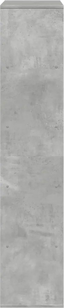 Dělicí stěna betonově šedá 100 x 33 x 156,5 cm kompozitní dřevo 3309495