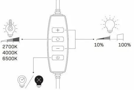 LED Stmívatelná lampa se stativem a držákem pro vlogování LED/15W/5V 2700-6500K