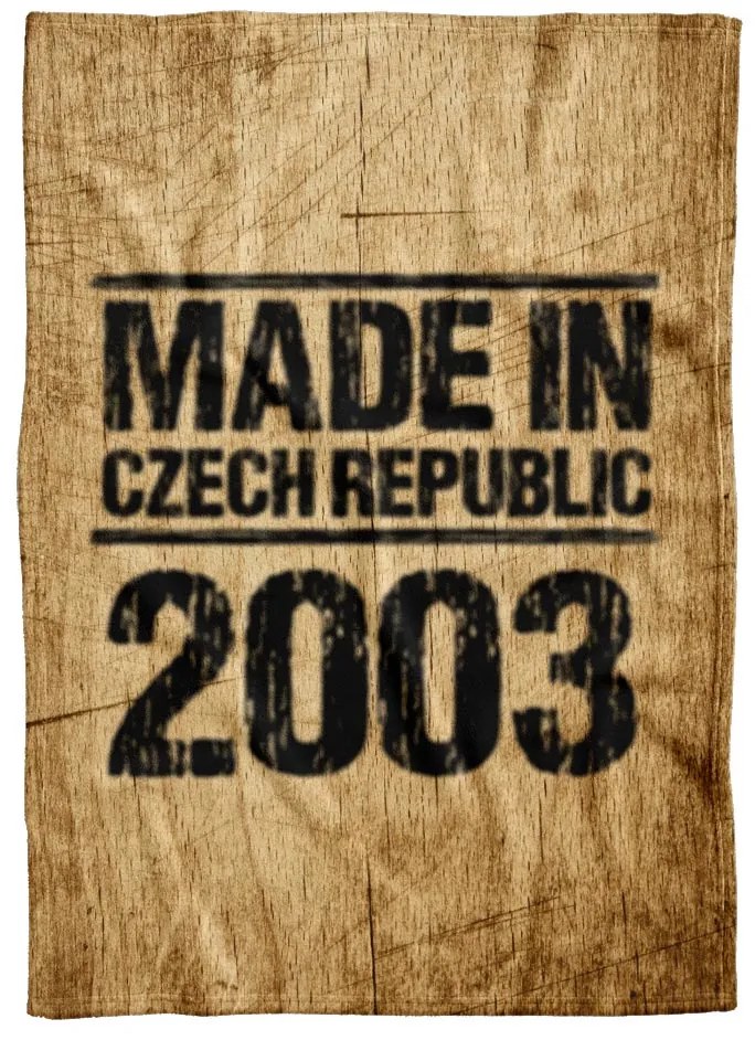 Deka Made In (rok: 2003, Podšití beránkem: NE)