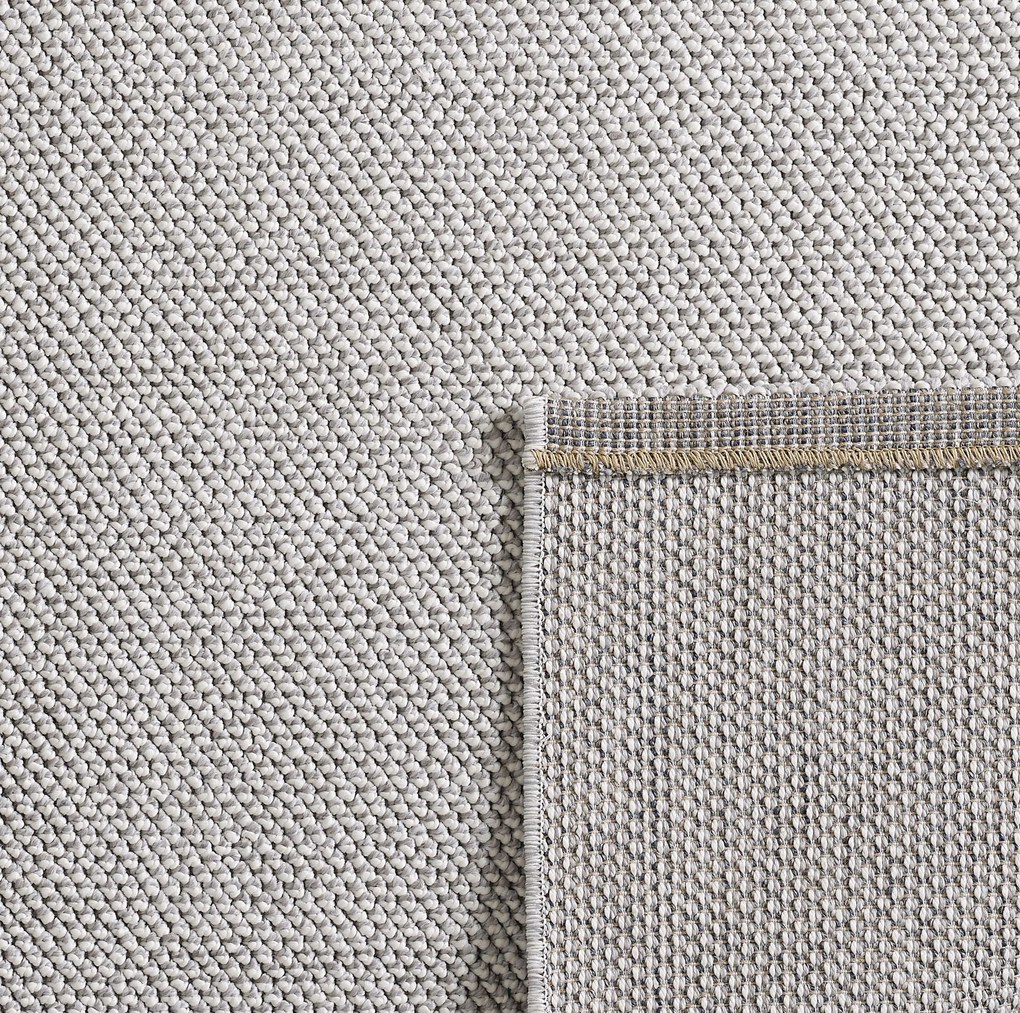 Ayyildiz, Kusový koberec Loom 4300 Silver, 80x150, šedá, obývací pokoj