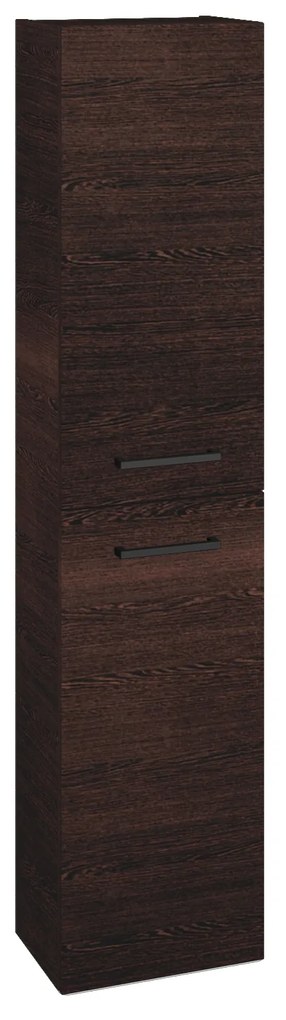 Dřevojas Skříň vysoká DOOR SV1D2 35 Varianta: D08 Wenge / Úchytka T01 / D08 Wenge / Pravé