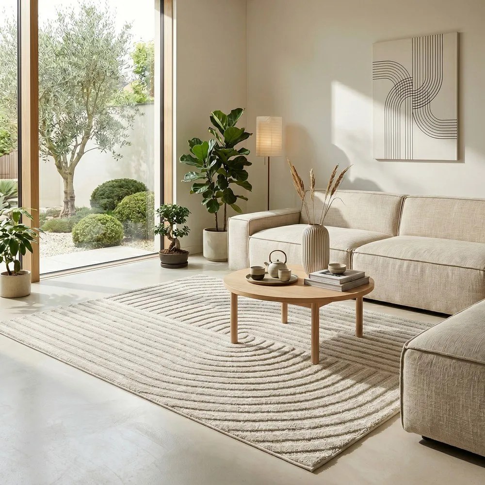 Béžový koberec 80x150 cm Serenity – ESTE