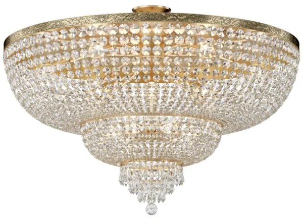 Maytoni DIA890-CL-18-G - Přisazený lustr PALACE 18xE27/60W/230V