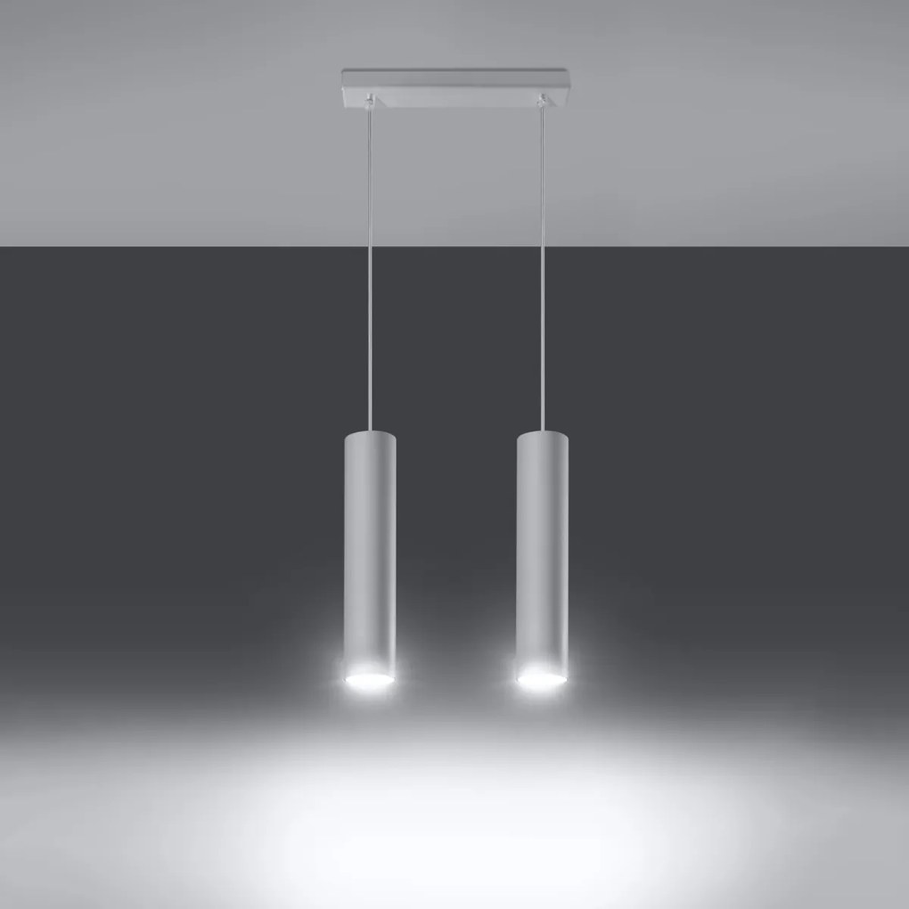 Sollux Lighting Závěsné svítidlo LAGOS 2 bílé