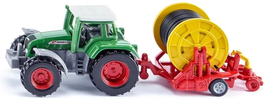 Kovový model siku super - traktor se zavlažovacím kotoučem