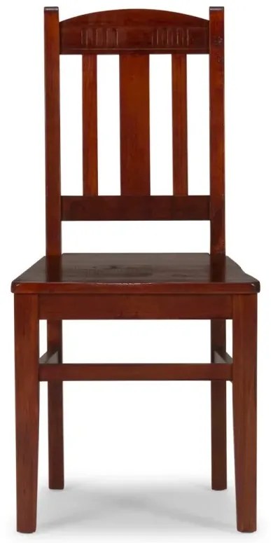 furniture-nabytek.cz - Sada 2 masivních dřevěných židlí Catello z borovice, hnědá, lakovaná