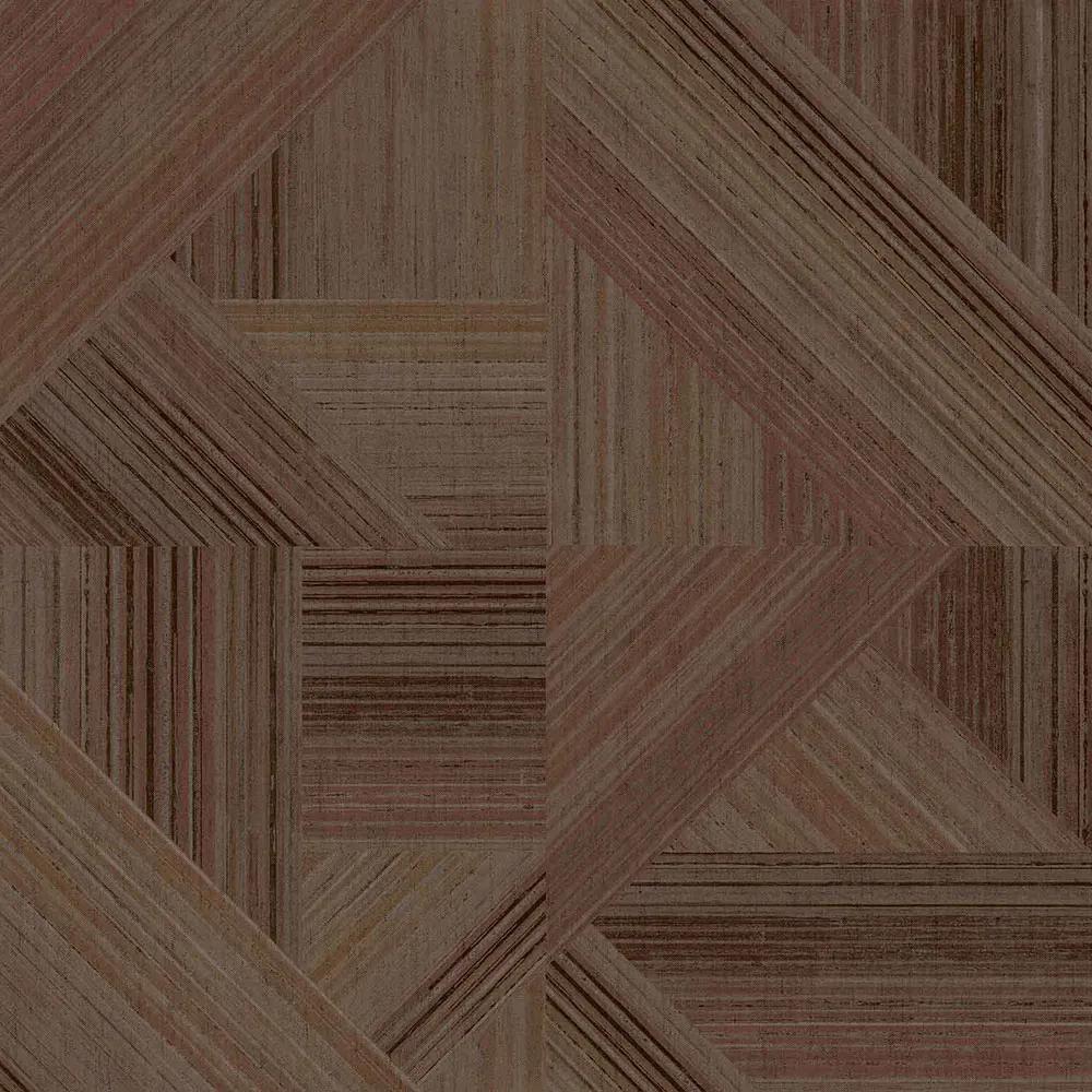 Terakotová vliesová geometrická tapeta na zeď, 43848, Terra, Cristiana Masi by Parato