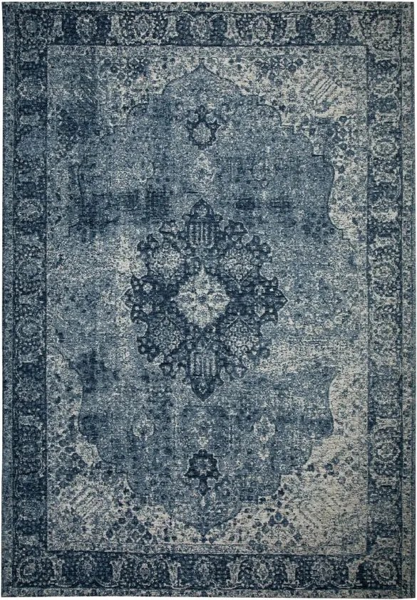 Kusový koberec Manhattan Antique Blue, 120x170, modrá, obývacia izba, Flair Rugs