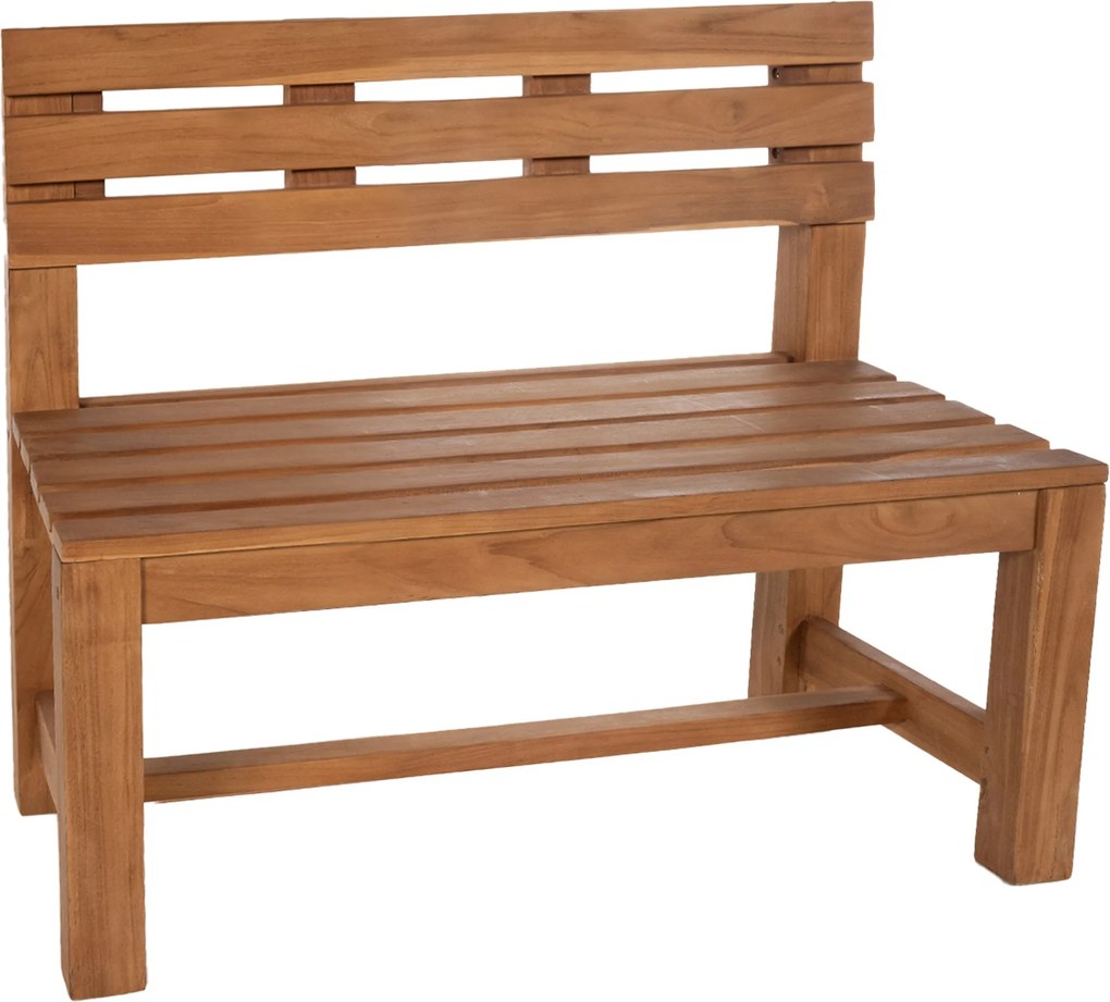 Dřevěná lavice Augusta dřevo - teak 120 cm