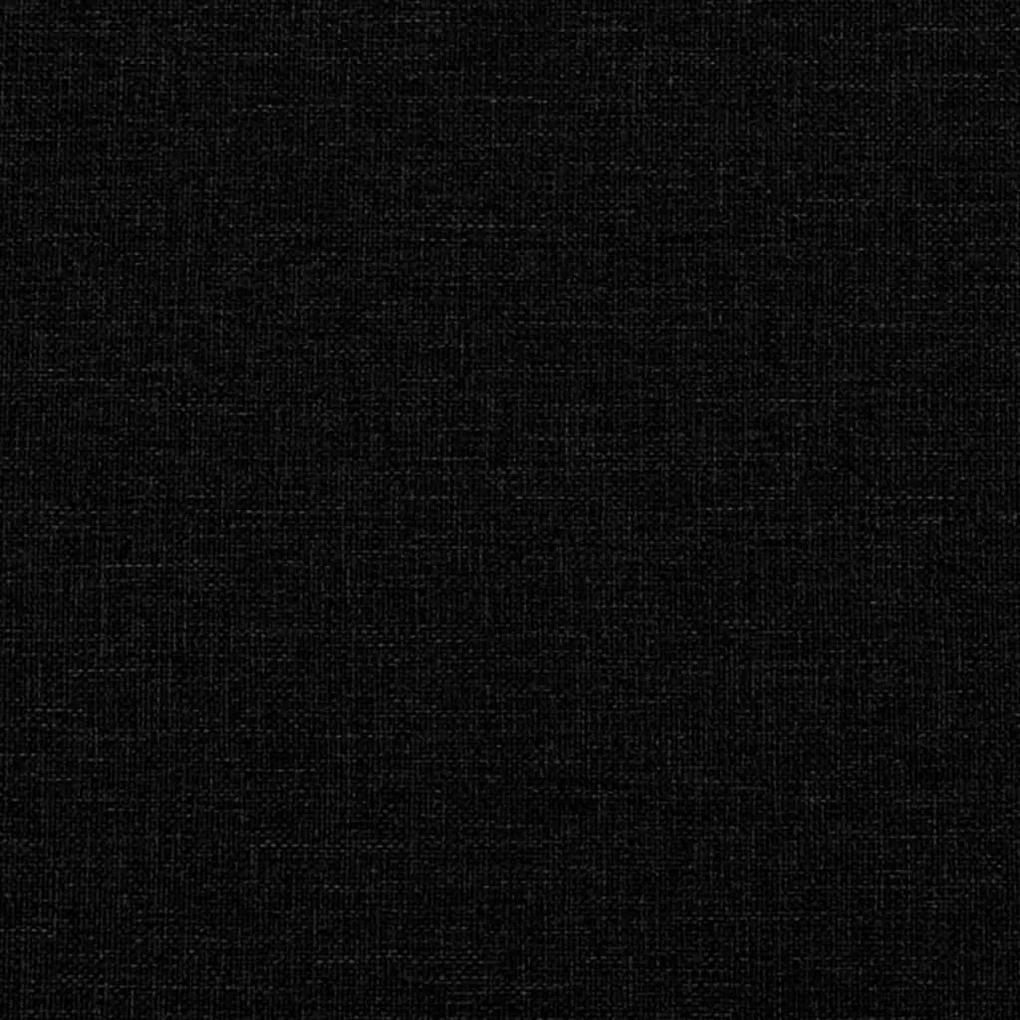 3místná pohovka černá 180 cm textil - Default Title