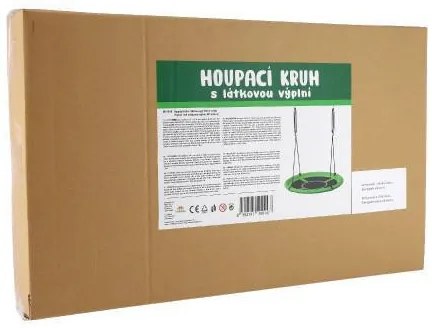 Teddies Houpací kruh zelený 80 cm látková výplň