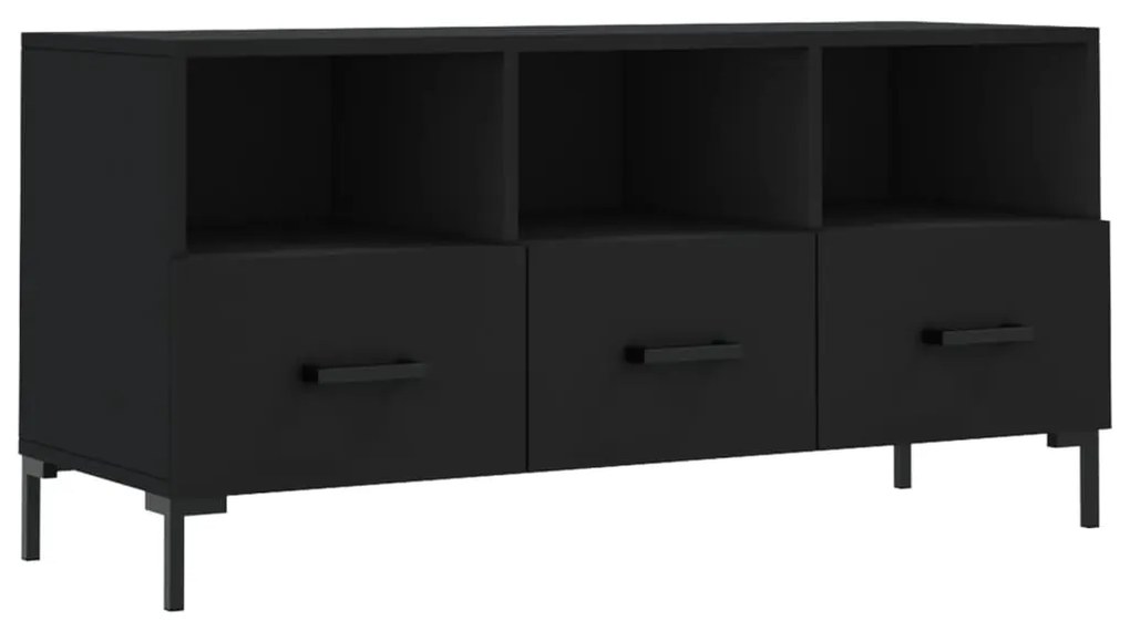 TV skříňka černá 102 x 36 x 50 cm kompozitní dřevo - Default Title