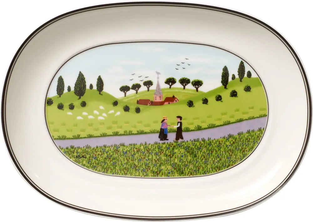 Villeroy&Boch Villeroy & Boch Design Naif miska na přílohy, 19,9 × 14,1 × 2,2 cm